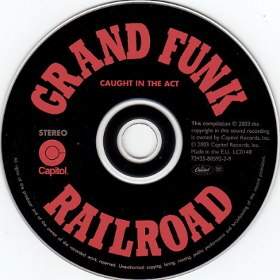Caught In The Act – Grand Funk Railroad (Гранд Фанк Рейлроуд) купить на компакт-дисках CD ...